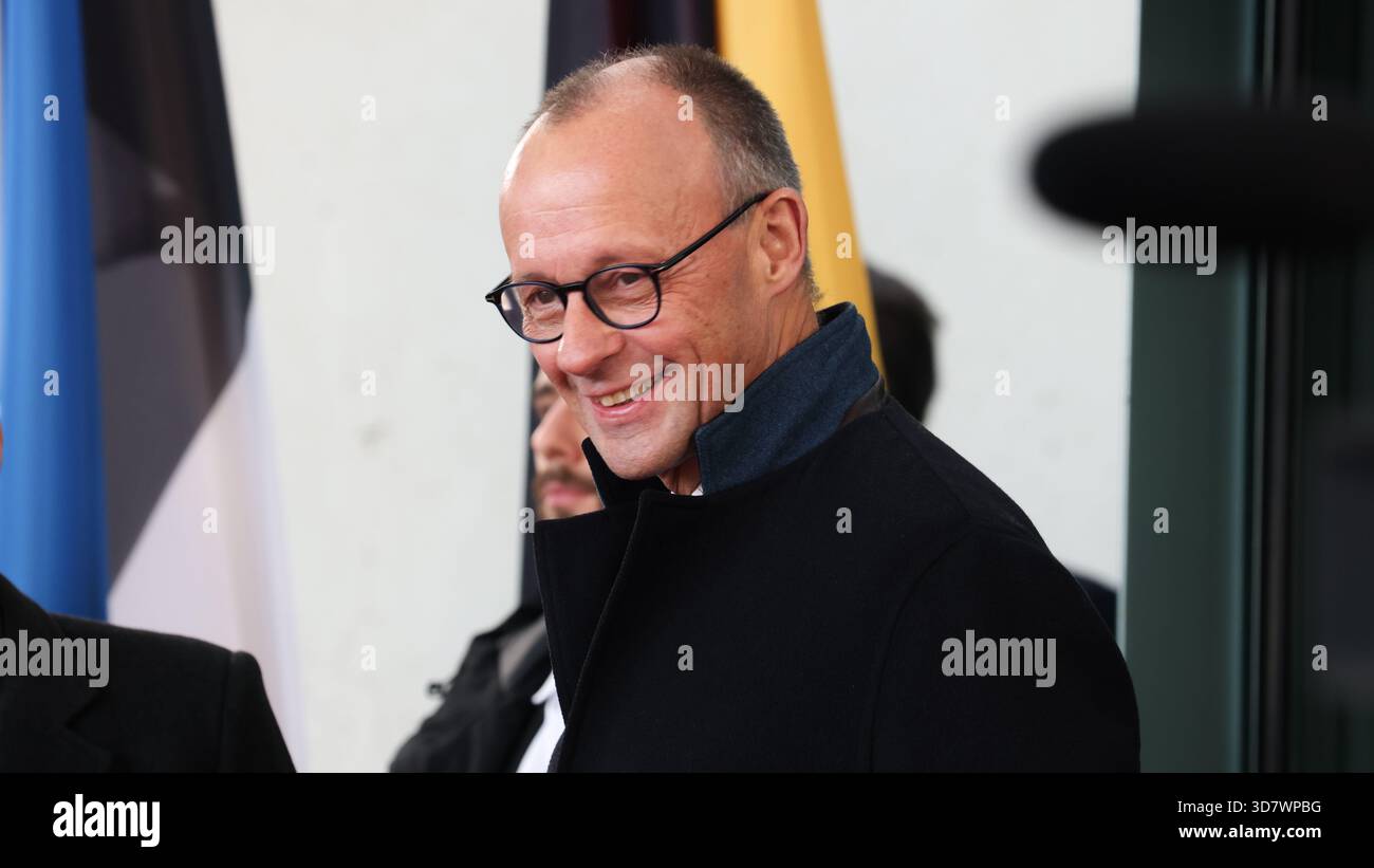 Berlin, Germany, 27th Nov. 2025. Federal Chancellor Friedrich Merz ...