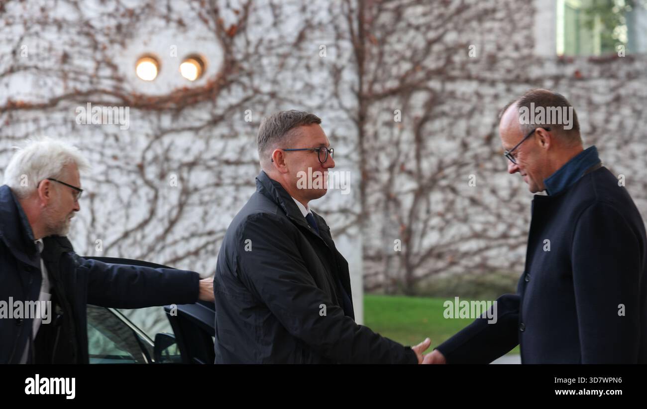 Berlin, Germany, 27th Nov. 2025. Federal Chancellor Friedrich Merz ...