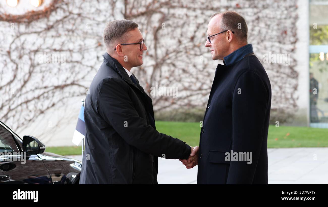 Berlin, Germany, 27th Nov. 2025. Federal Chancellor Friedrich Merz ...