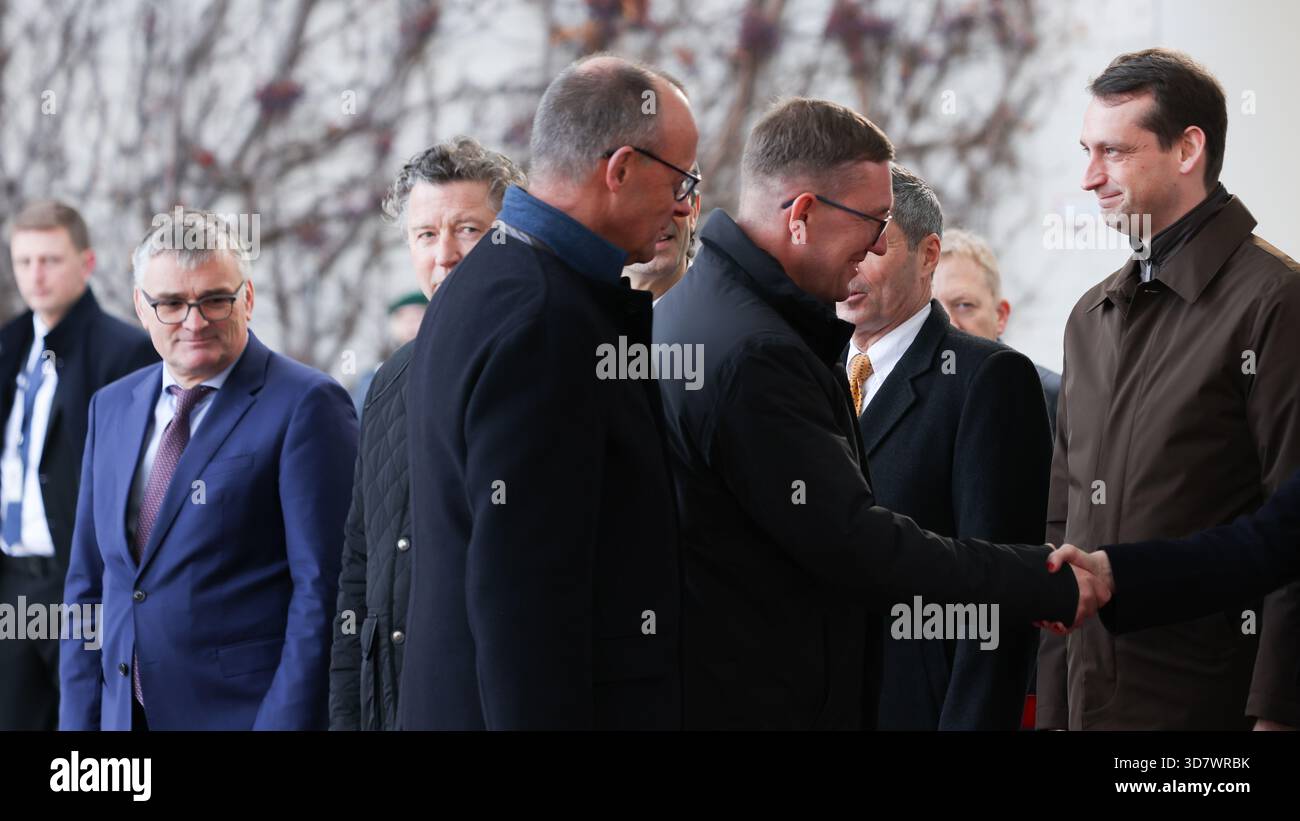 Berlin, Germany, 27th Nov. 2025. Federal Chancellor Friedrich Merz ...