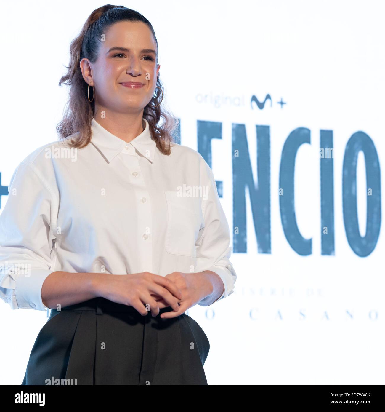 Actress Carolina Rubio attends the "Silencio" photocall at Espacio ...