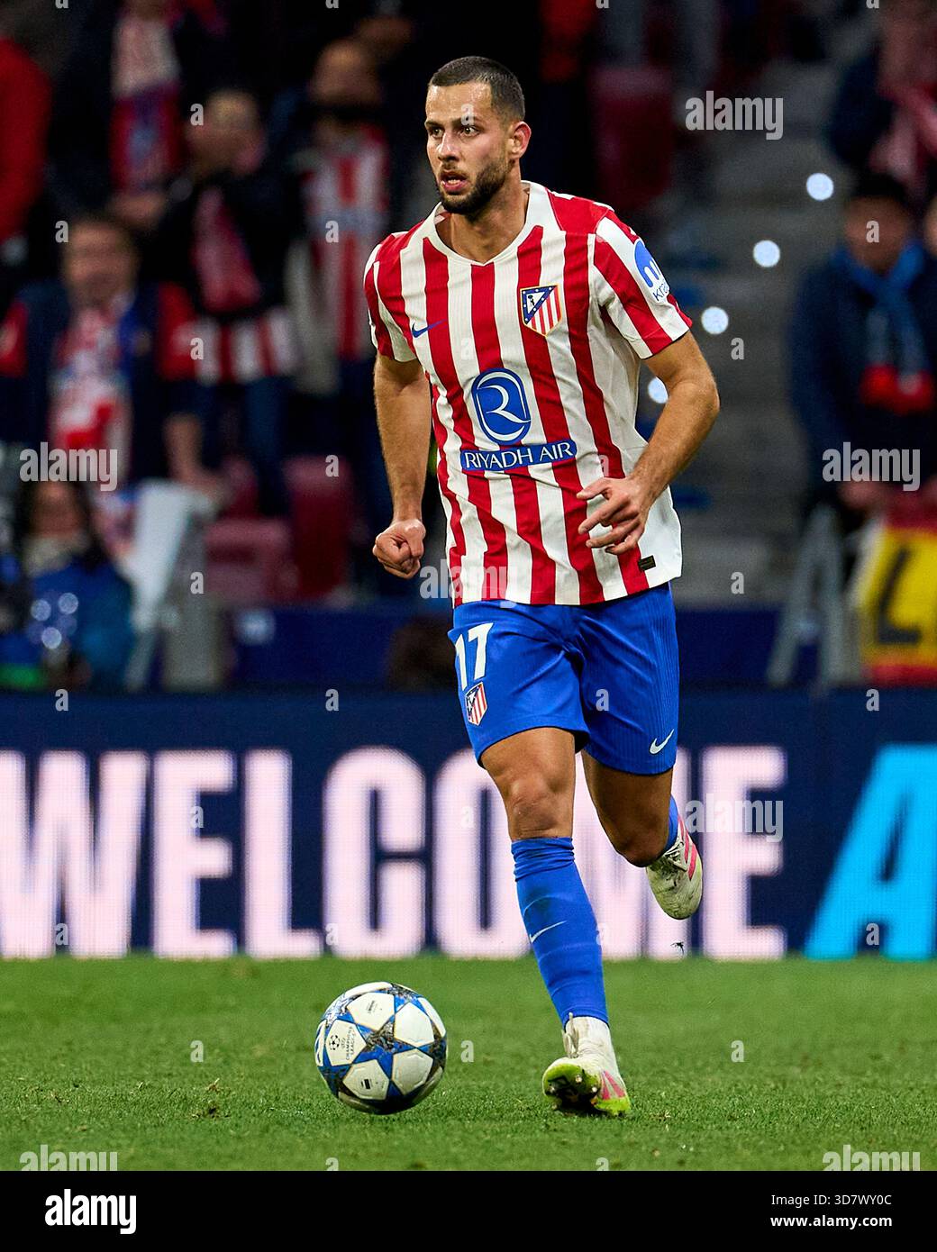 David Hancko of Atletico de Madrid during the UEFA Champions League ...