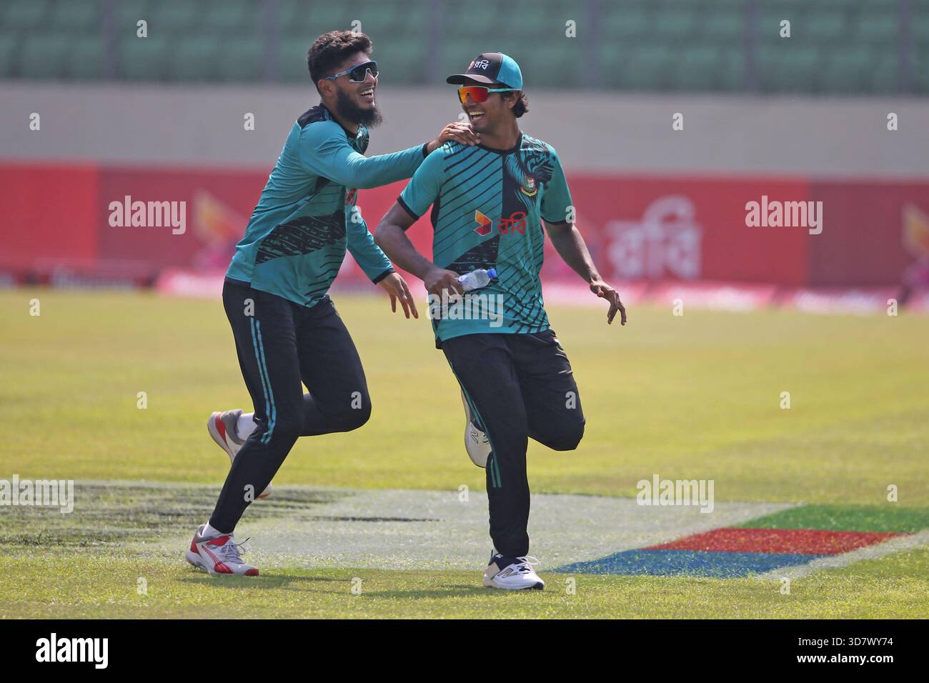 Bangladesh National ODI Cricket Team attends practice session at the ...