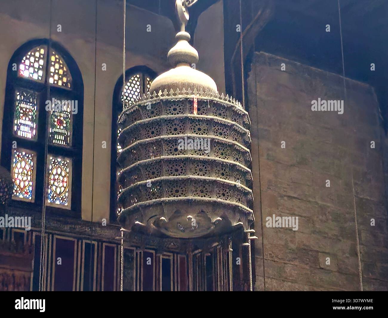 Cairo, Egypt, November 22 2025: chandelier inside The Sultan al-Ghuri ...