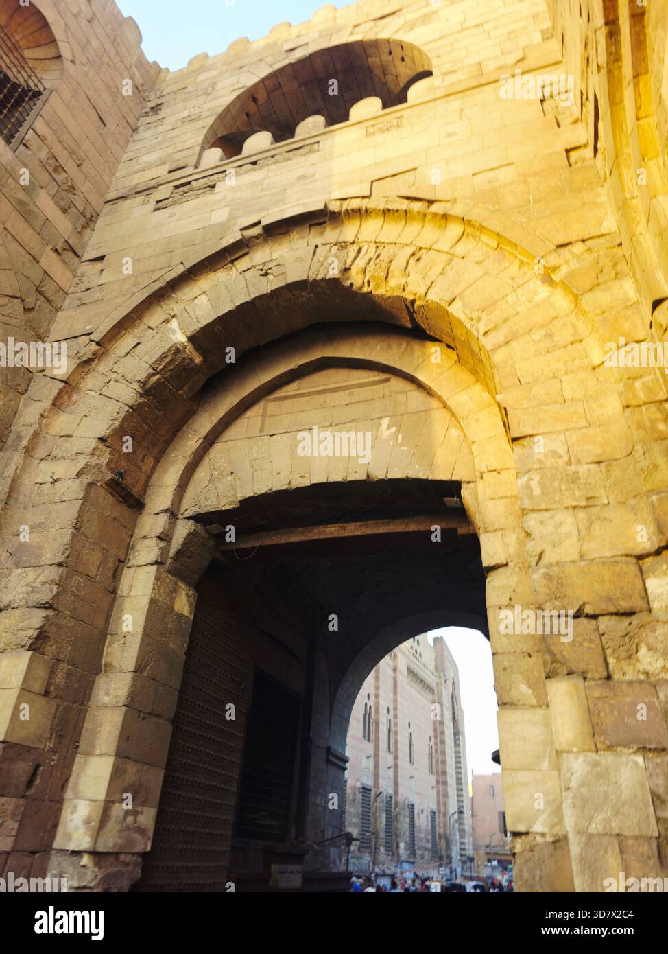 Cairo, Egypt, November 22 2025: The gate of Bab Zuweila, Bawabat al ...