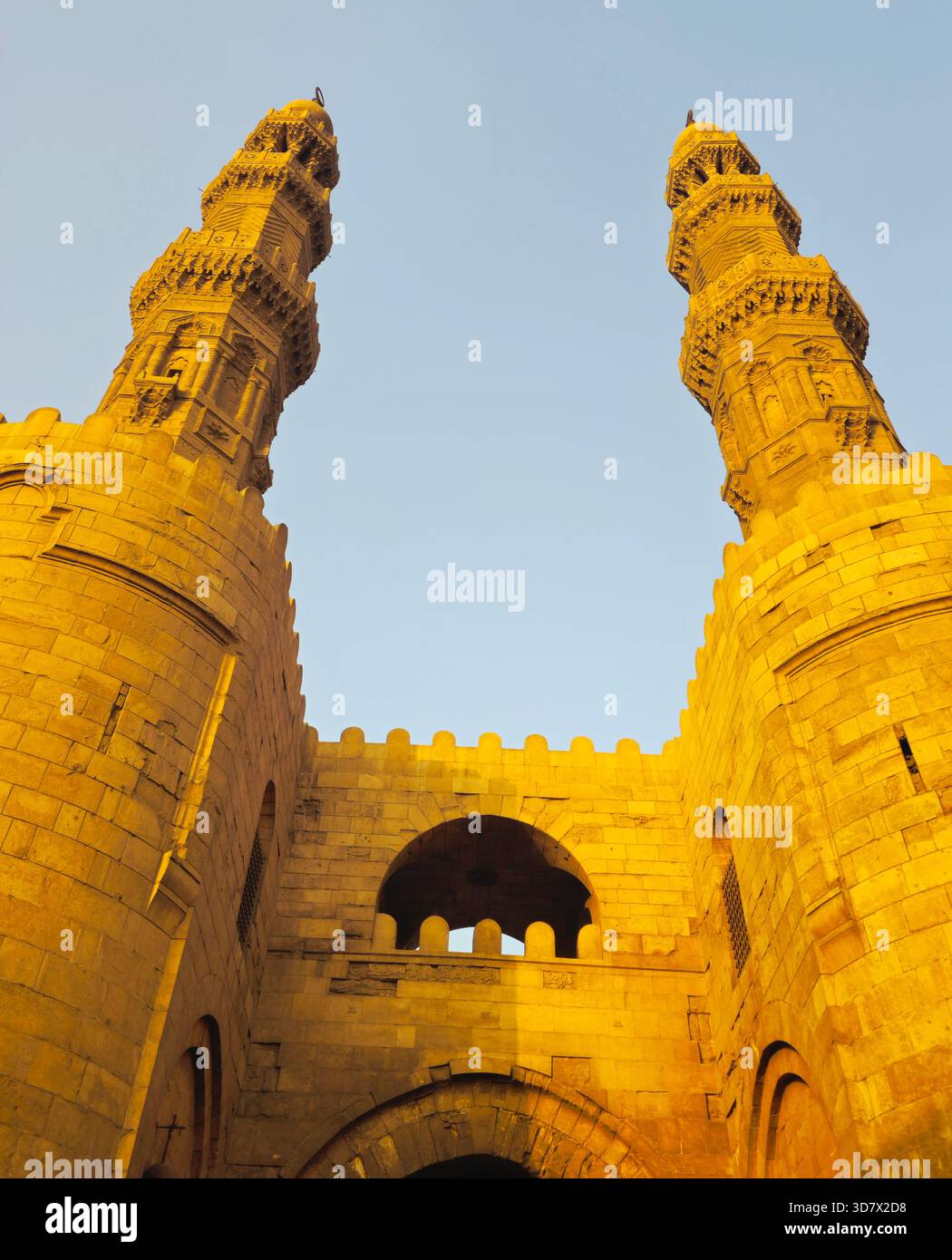 Cairo, Egypt, November 22 2025: Exterior of Bab Zuweila, Bawabat al ...