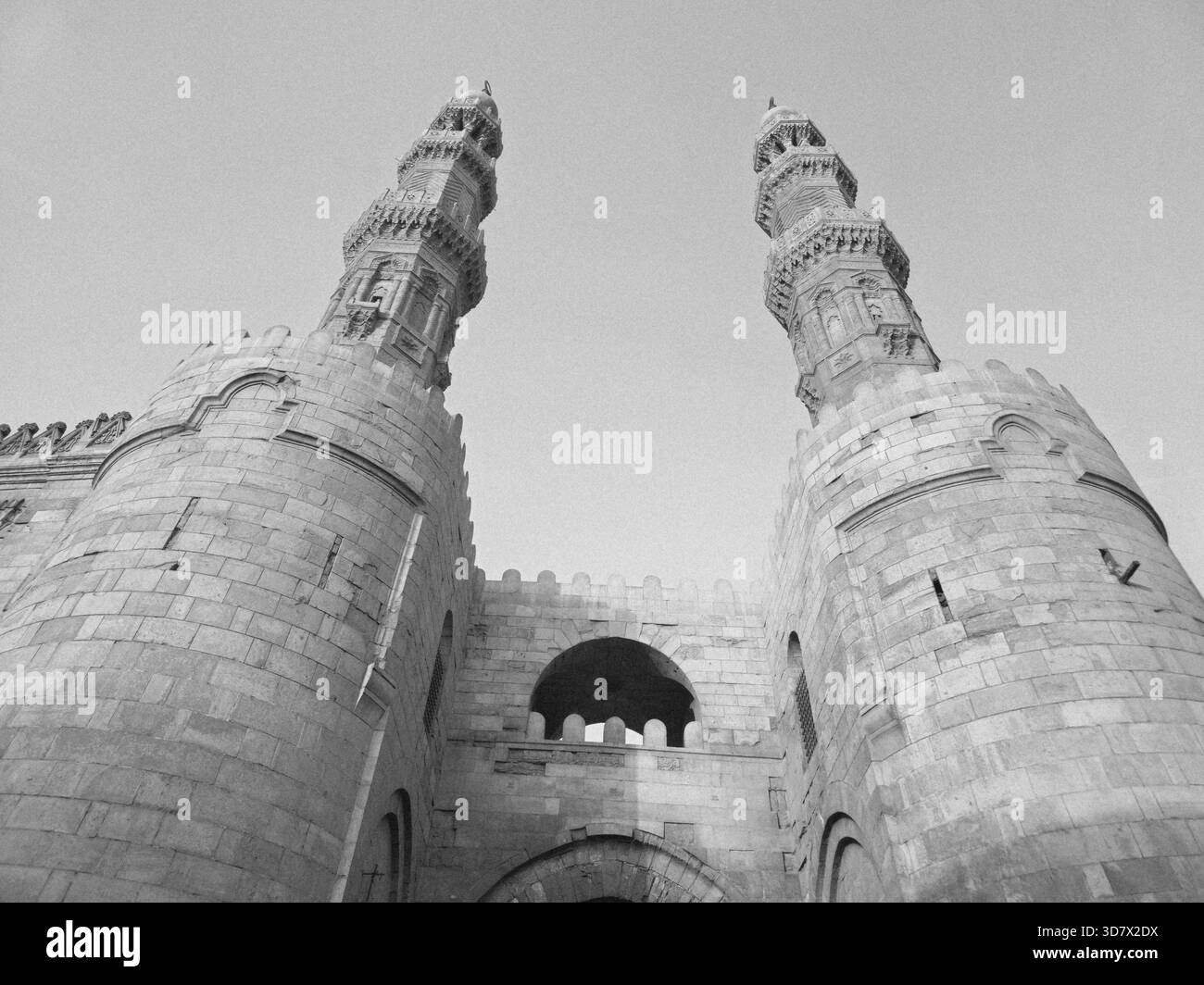 Cairo, Egypt, November 22 2025: Exterior of Bab Zuweila, Bawabat al ...