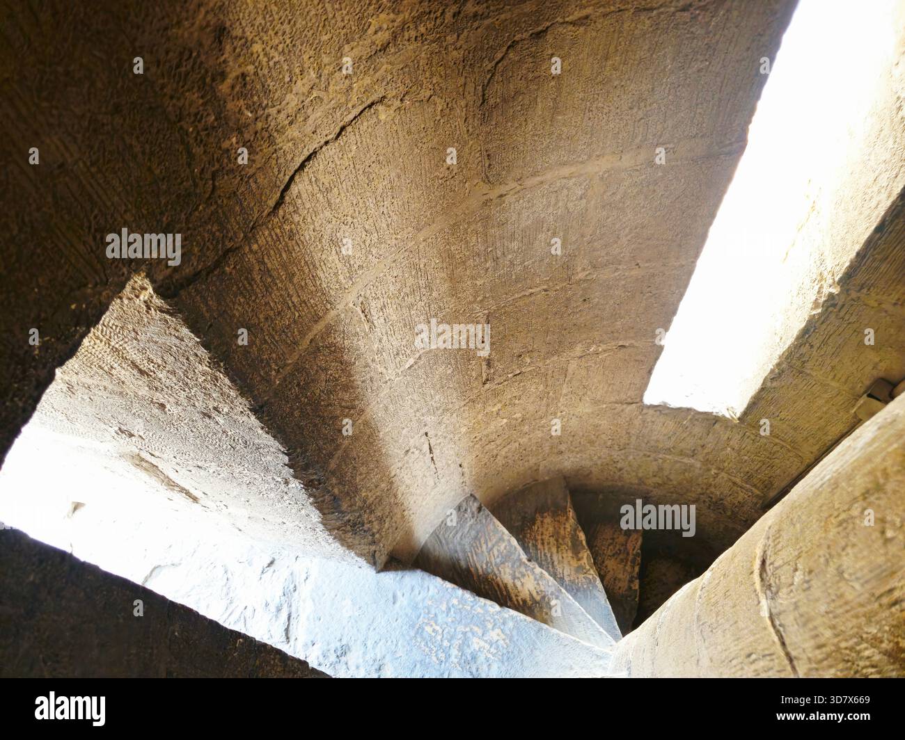 Cairo, Egypt, November 22 2025: Old stairs at Bab Zuweila, Bawabat al ...
