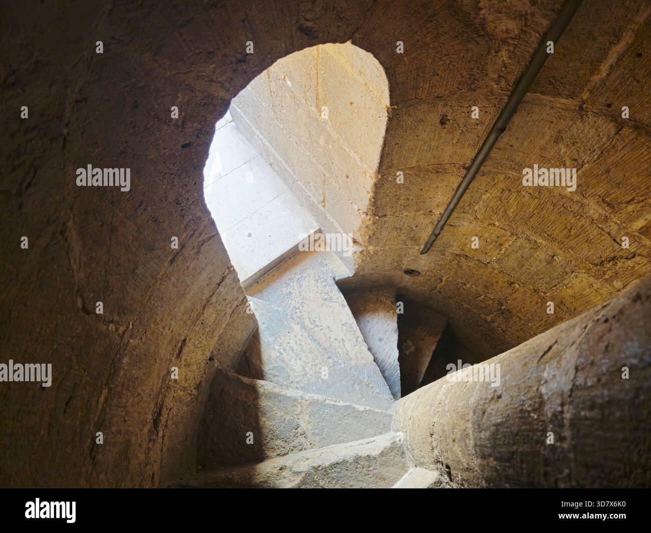 Cairo, Egypt, November 22 2025: Inside the minaret at Bab Zuweila ...