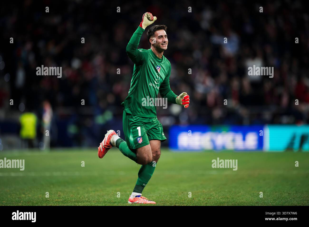 Juan Musso of Club Atletico de Madrid celebrates during the UEFA ...