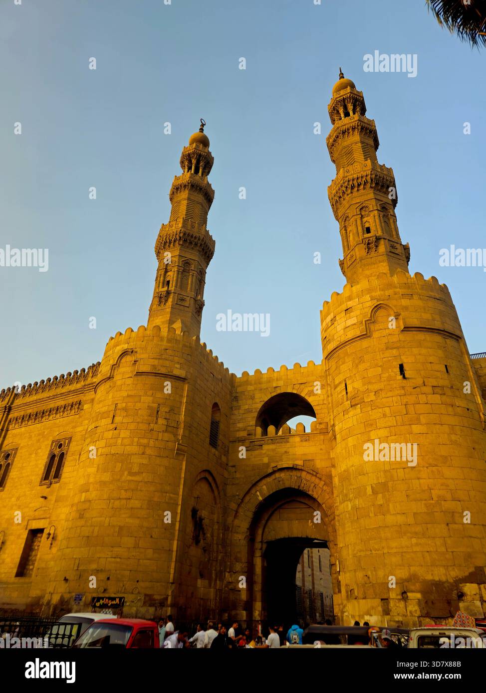 Cairo, Egypt, November 22 2025: Exterior of Bab Zuweila, Bawabat al ...