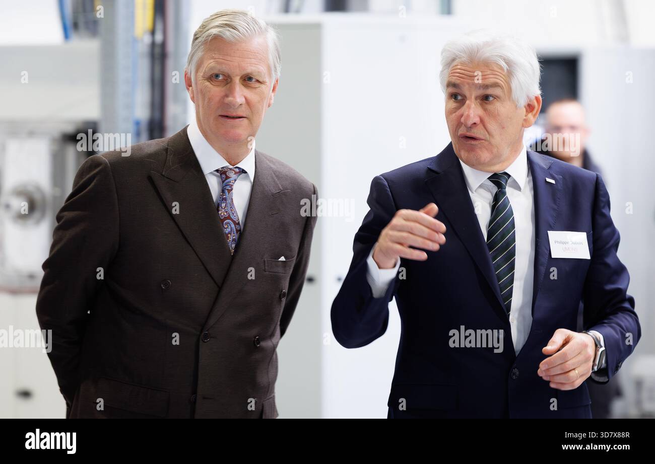 King Philippe - Filip of Belgium and UMons rector Philippe Dubois ...