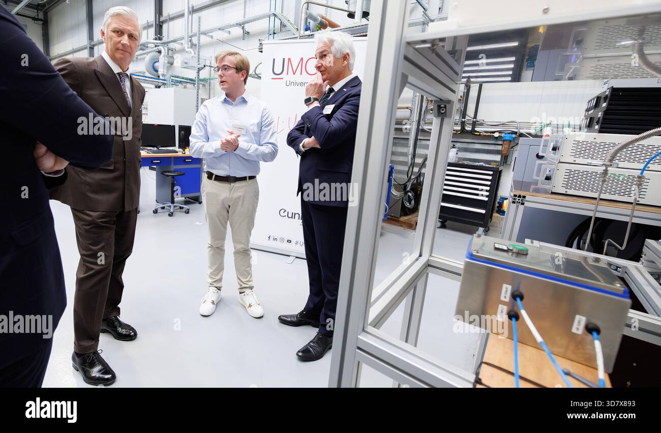 King Philippe - Filip of Belgium and UMons rector Philippe Dubois ...