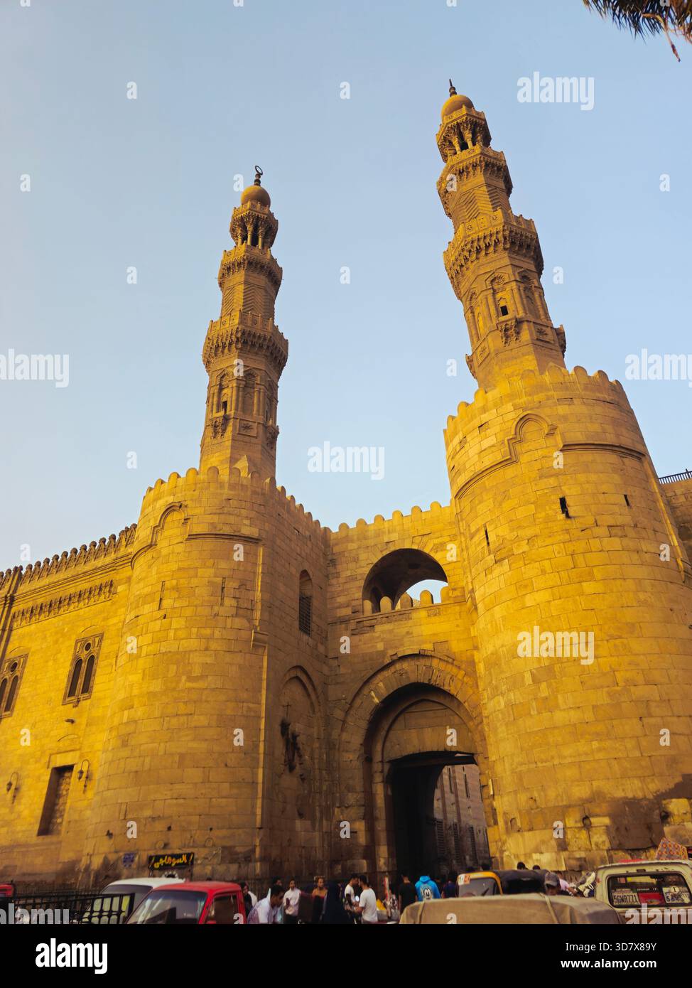 Cairo, Egypt, November 22 2025: Exterior of Bab Zuweila, Bawabat al ...