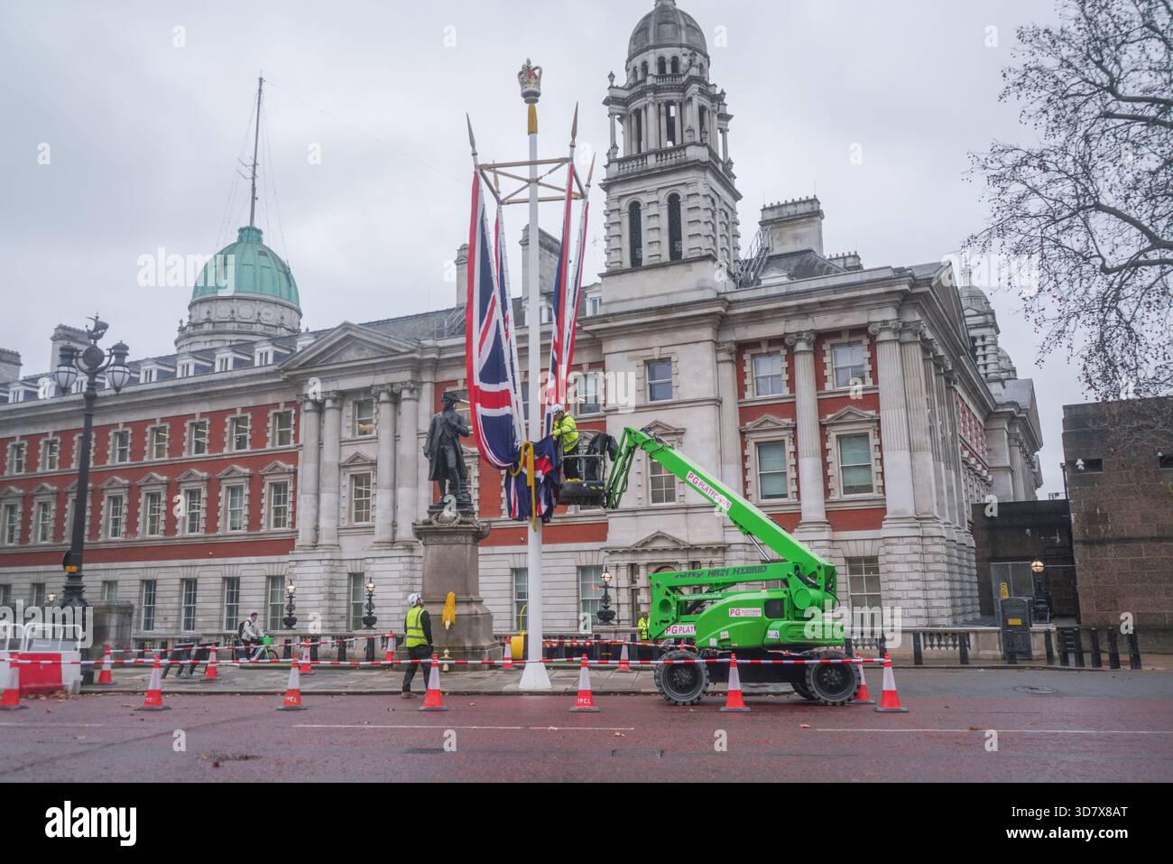 27 November 2025 Engineers from The Flag Consultancy install a Union ...