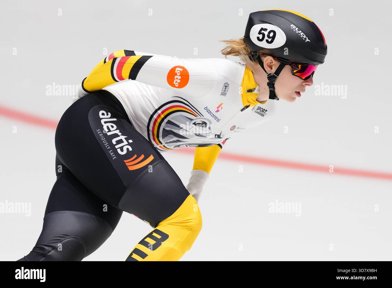 DORDRECHT, NETHERLANDS - NOVEMBER 27: Tineke Den Dulk of Belgium during ...