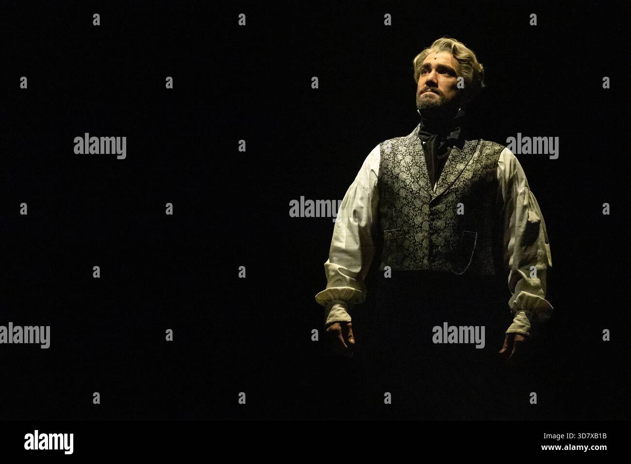 An actor during the graphic pass of the musical 'Les Miserables', at ...