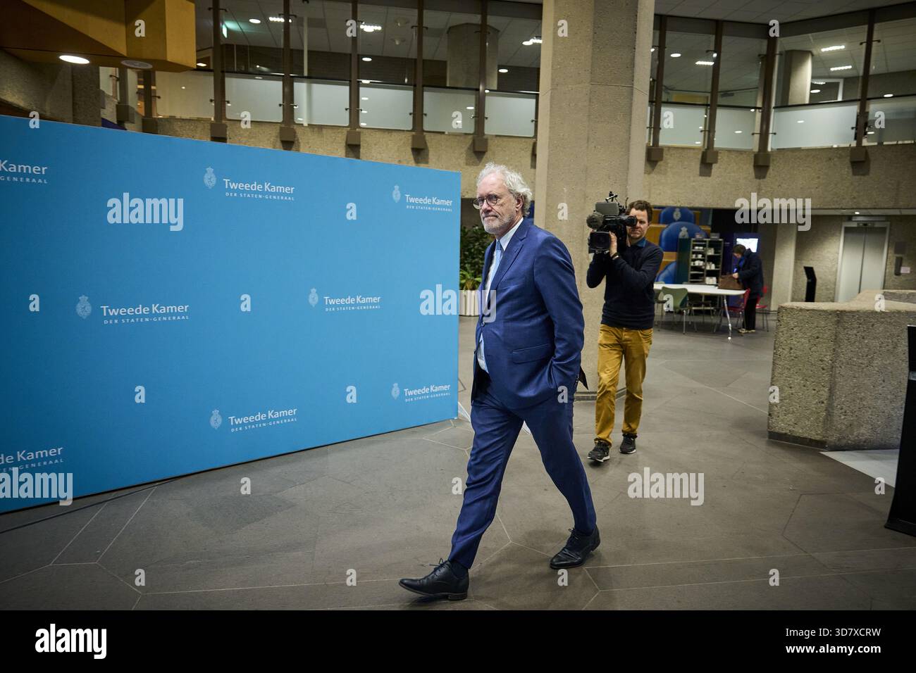 THE HAGUE – Thom de Graaf, the vice-president of the Council of State, arrives for a meeting ...