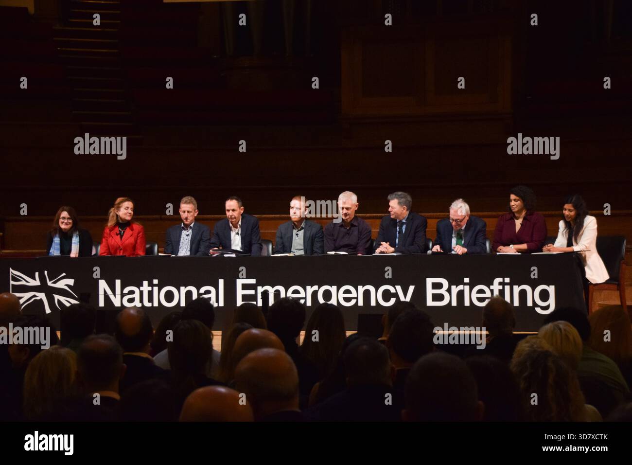 London, UK. 27th November 2025. Speakers take questions from the ...