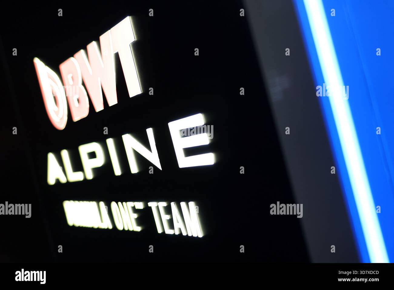 Alpine F1 Team logo. 27.11.2025. Formula 1 World Championship, Rd 23 ...