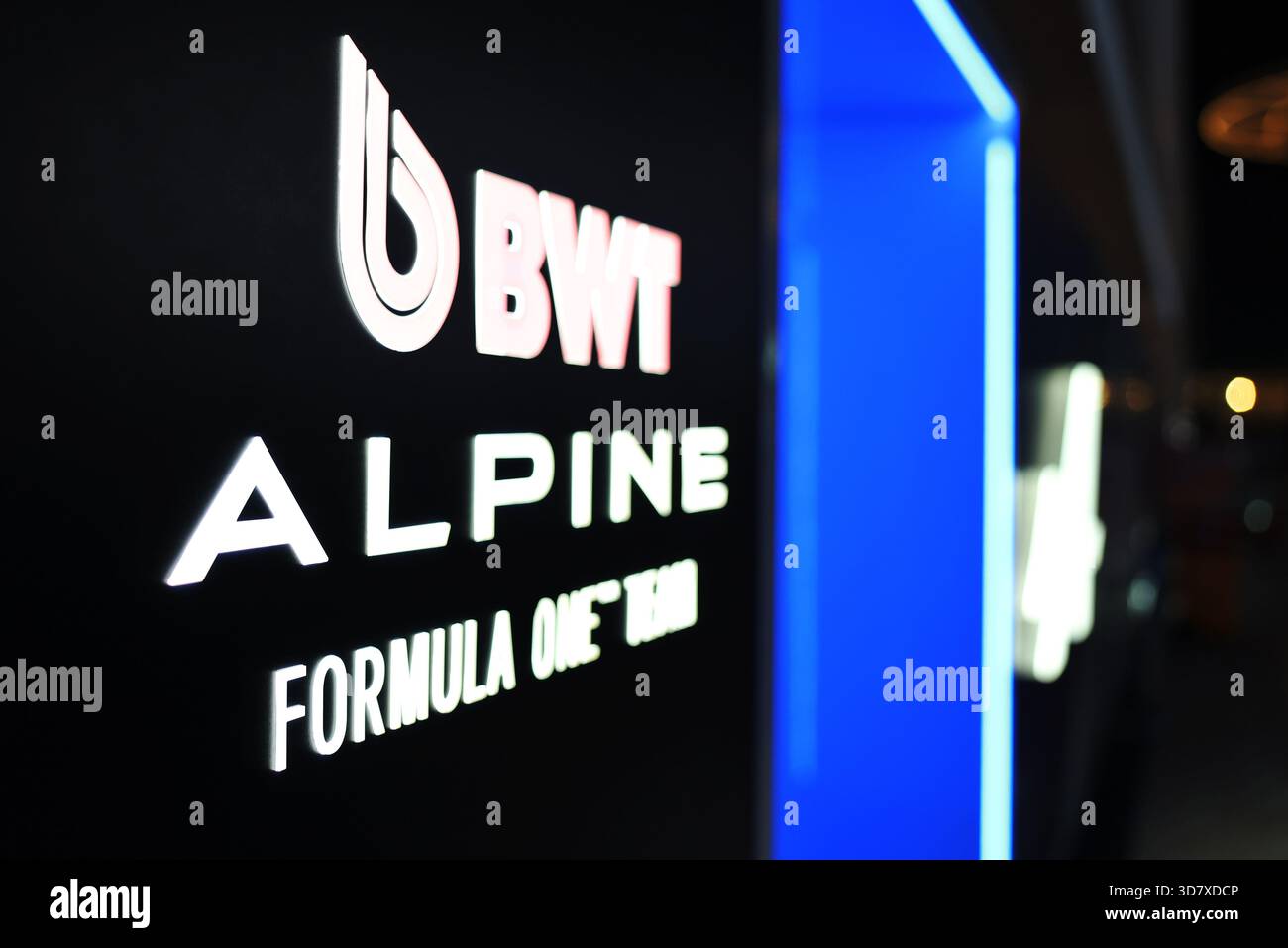 Alpine F1 Team logo. 27.11.2025. Formula 1 World Championship, Rd 23 ...