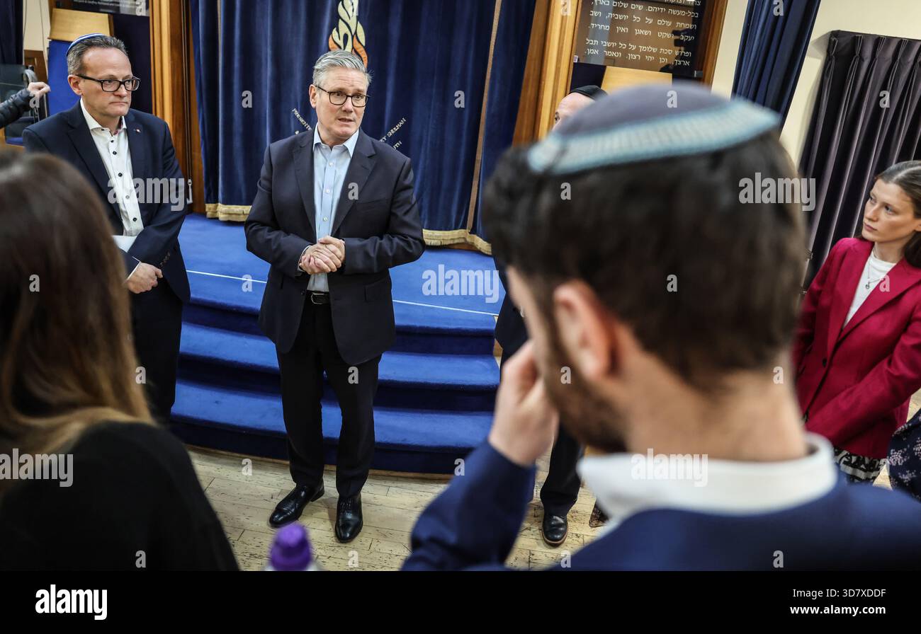 Prime Minister Sir Keir Starmer meets members of the Jewish community ...