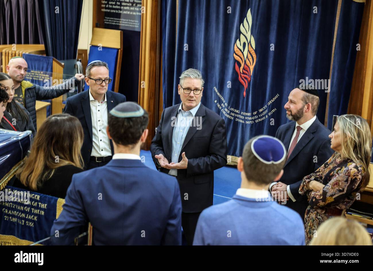 Prime Minister Sir Keir Starmer meets members of the Jewish community ...
