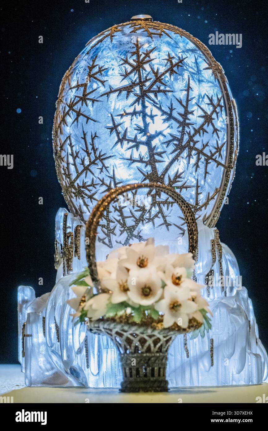 London, UK. 27 Nov 2025. The Winter Egg by Fabergé (estimate on request ...