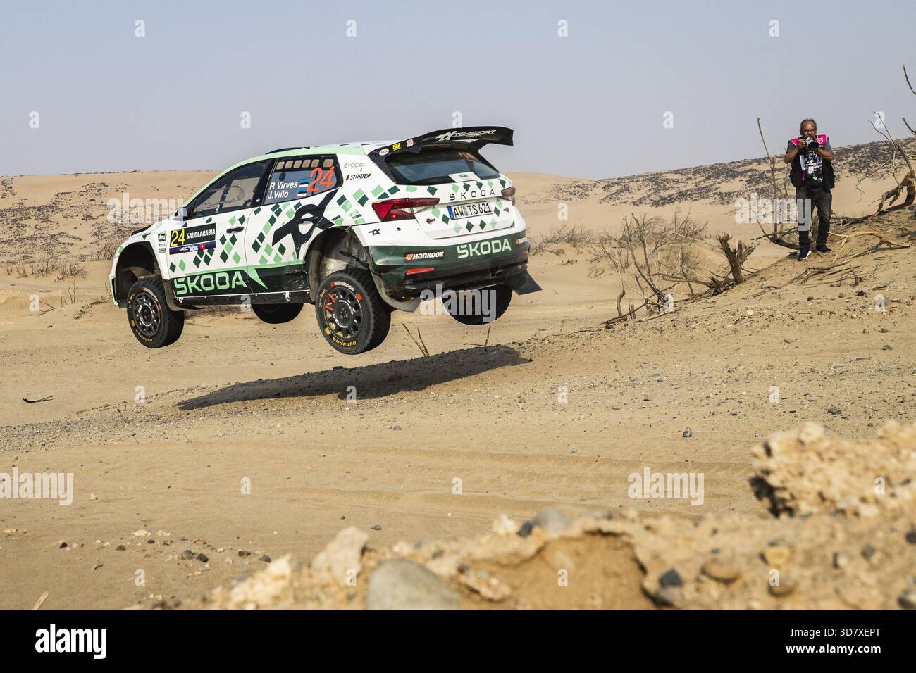 24 Robert VIRVES, Jakko VIILO, Skoda Fabia RS Rally2, action during the ...