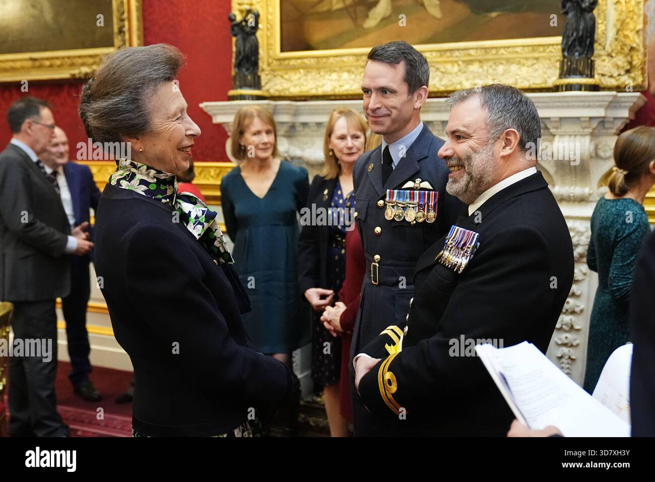 The Princess Royal, Patron of the Not Forgotten Association, during a ...