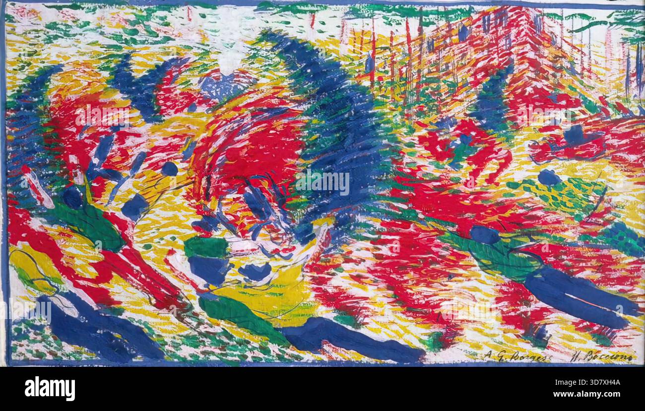 Painting city Stock Vector Images - Alamy