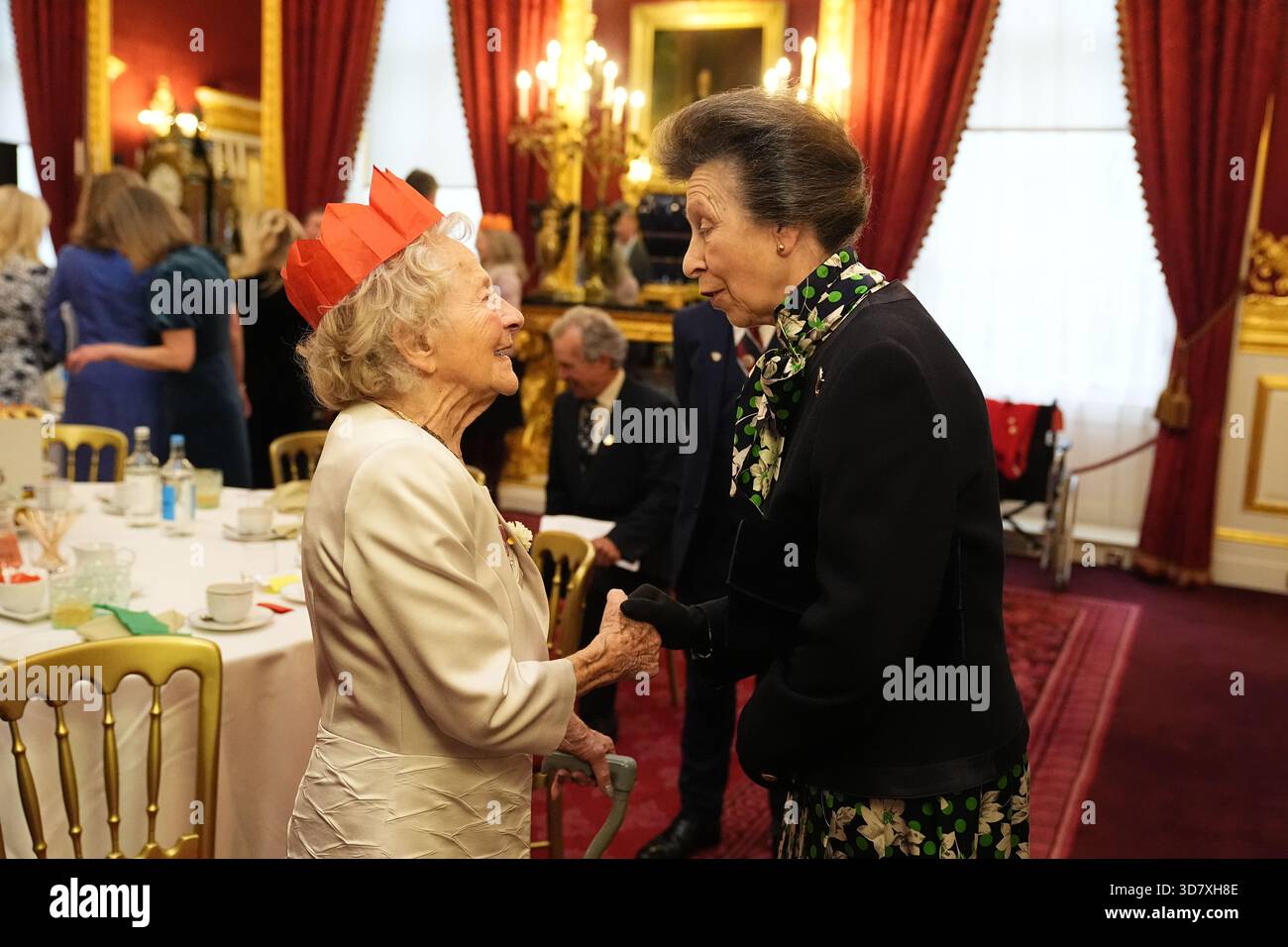 The Princess Royal, Patron of the Not Forgotten Association, meeting ...