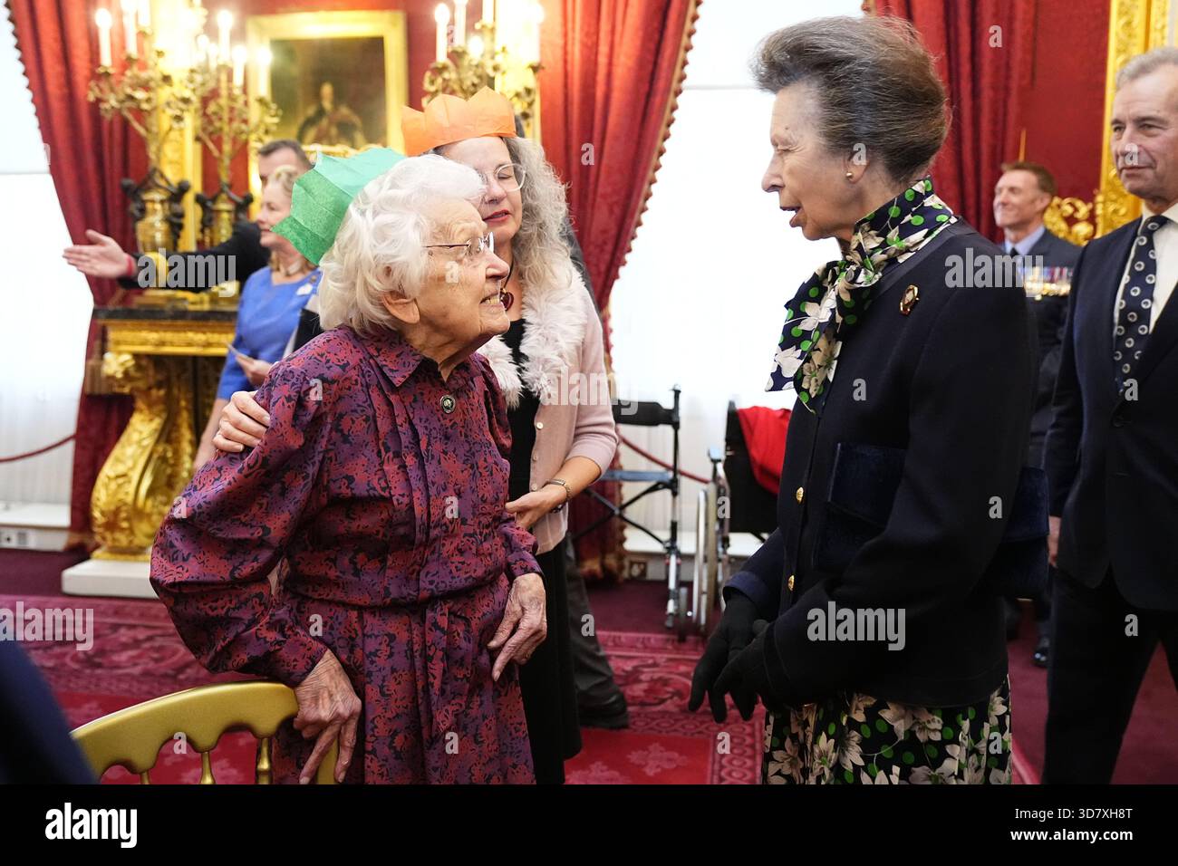 The Princess Royal, Patron of the Not Forgotten Association, meeting ...