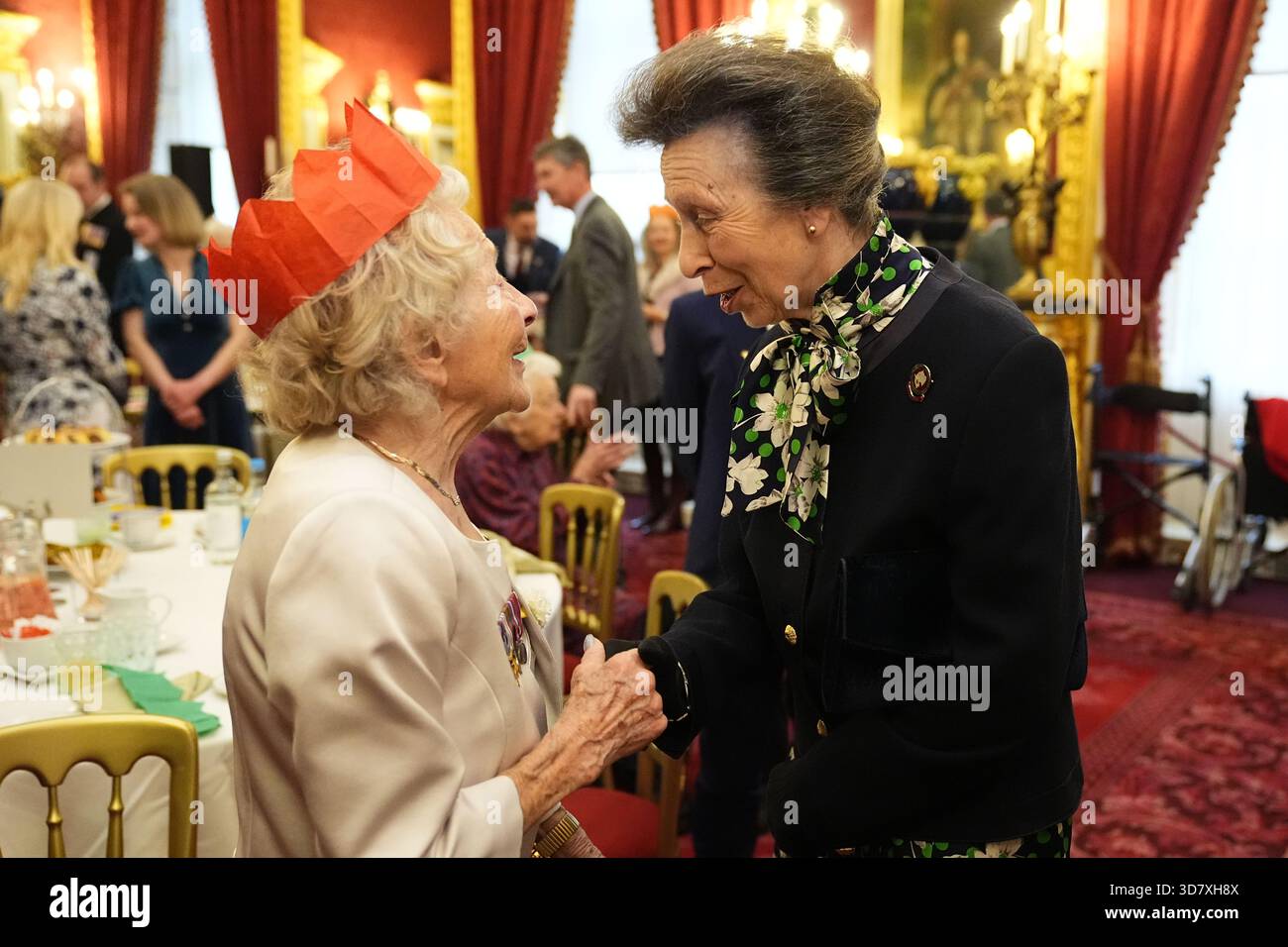 The Princess Royal, Patron of the Not Forgotten Association, meeting ...