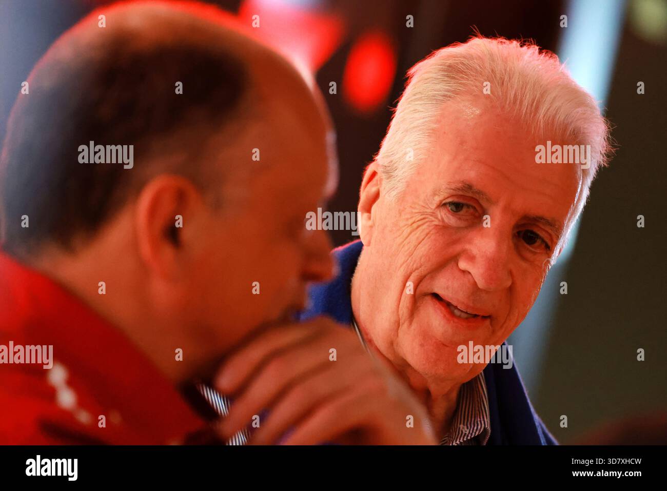 Piero Ferrari (ITA) Ferrari Vice-President with Frederic Vasseur (FRA ...