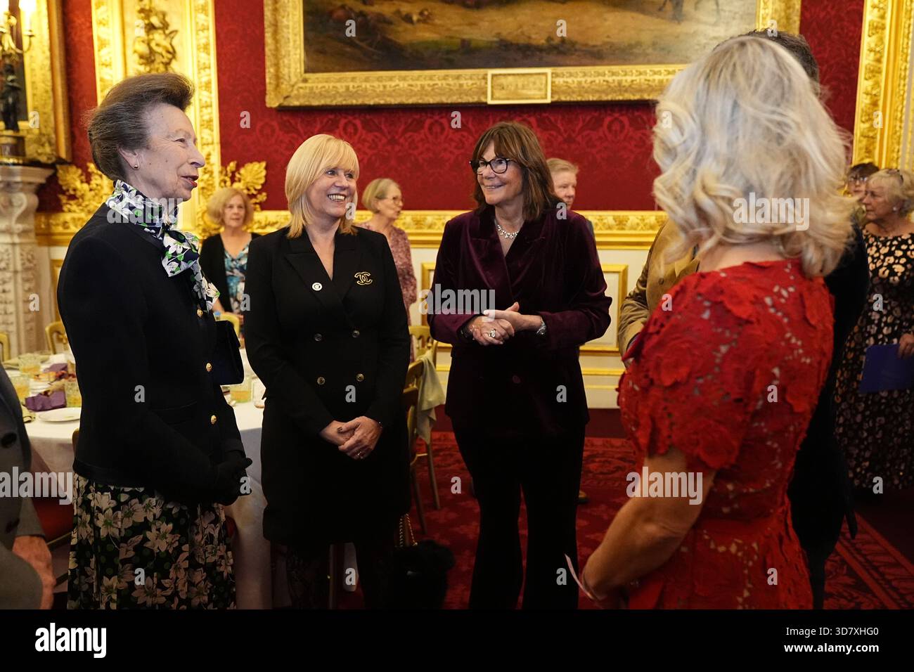 The Princess Royal, Patron of the Not Forgotten Association, meeting ...