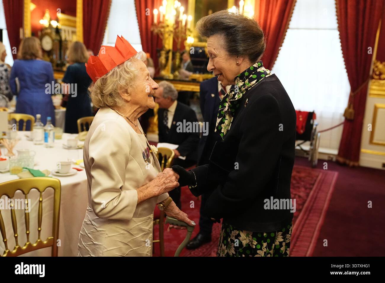 The Princess Royal, Patron of the Not Forgotten Association, meeting ...