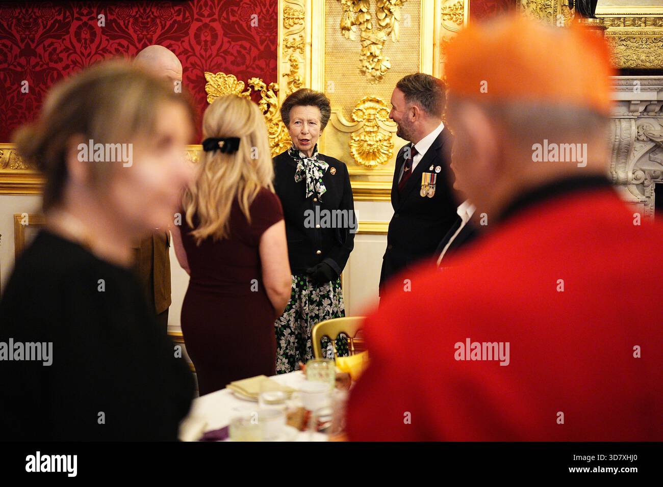 The Princess Royal, Patron of the Not Forgotten Association, meeting ...