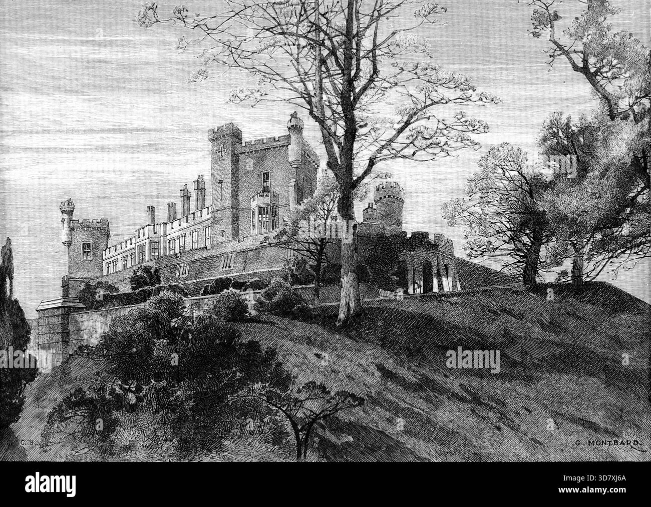 Charming corner building Black and White Stock Photos & Images - Alamy