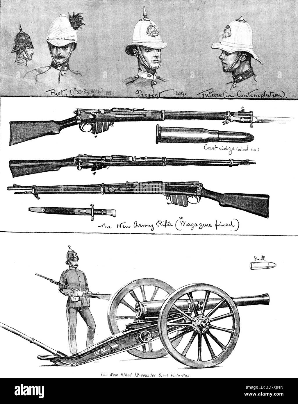 Royal military exhibition 1890 Black and White Stock Photos & Images ...