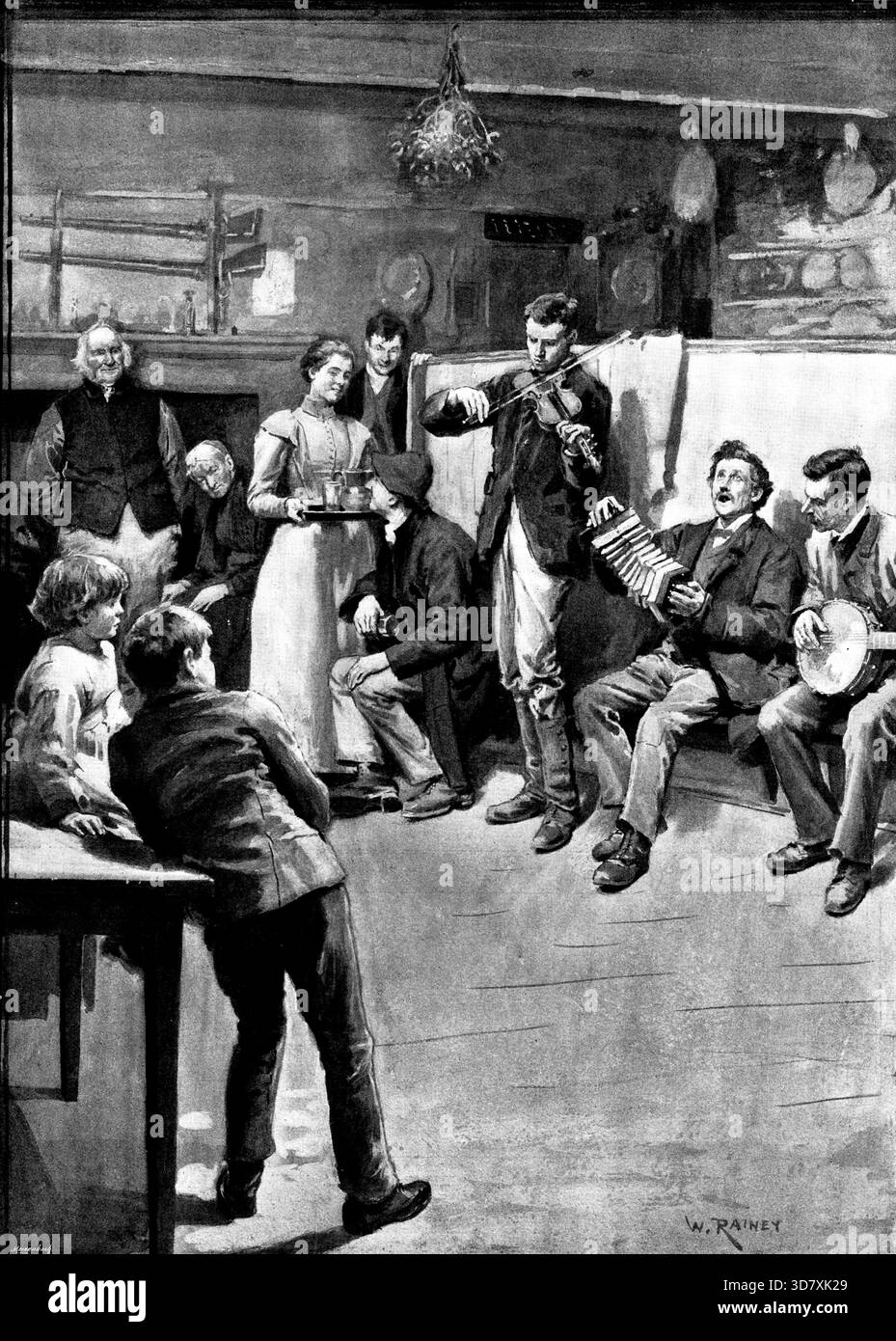 Guy in pub drinks Black and White Stock Photos & Images - Alamy