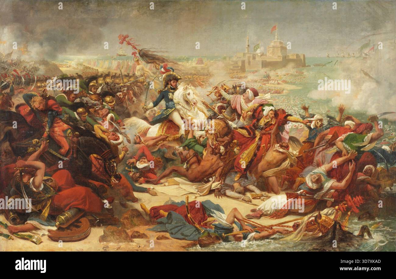 Murat Defeating the Turkish Army at Aboukir, (c1805). Alternative title ...