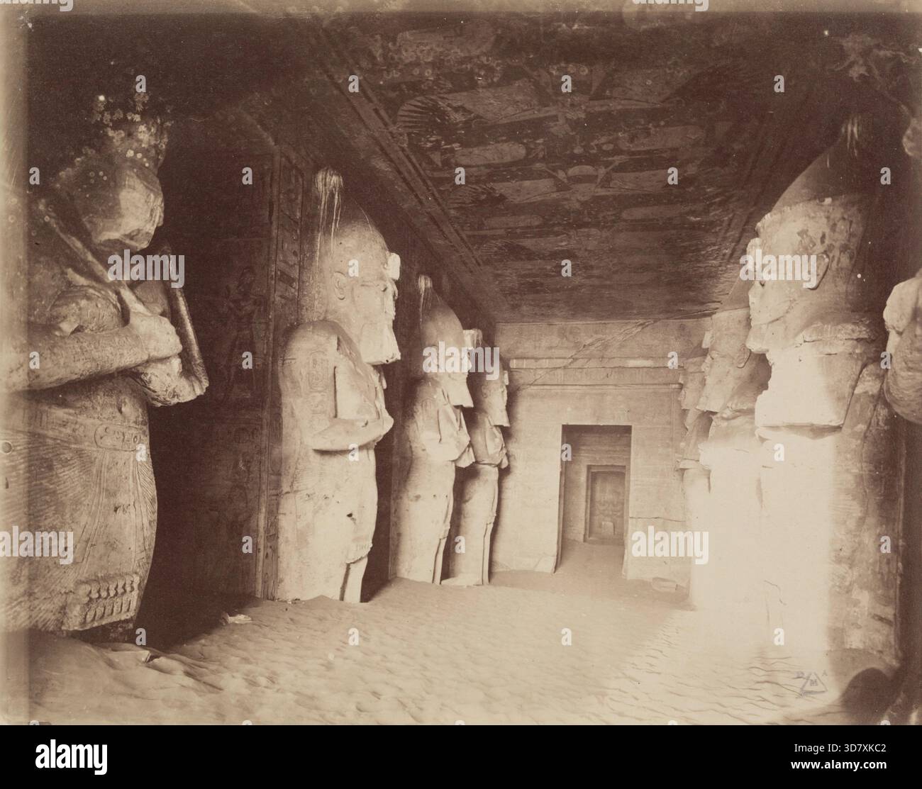 Great Hall of the Interior of the Great Temple of Ramesses II at Abu ...