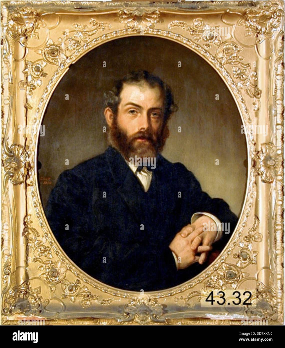 John Frederick Kensett, 1854. American painter and printmaker Stock ...