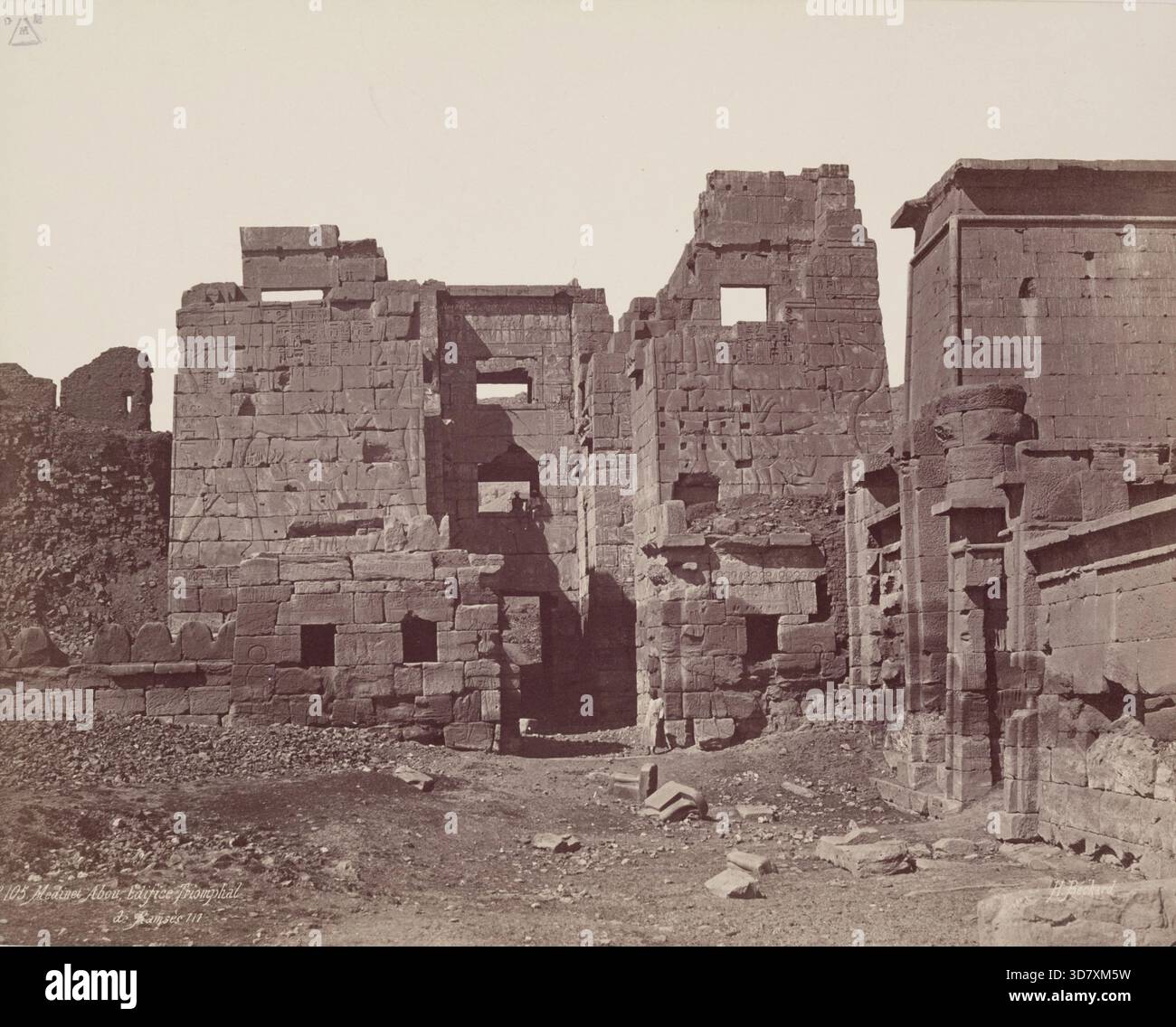 Madinet Habu, Exterior of the Entrance Gate of Mortuary Temple of ...
