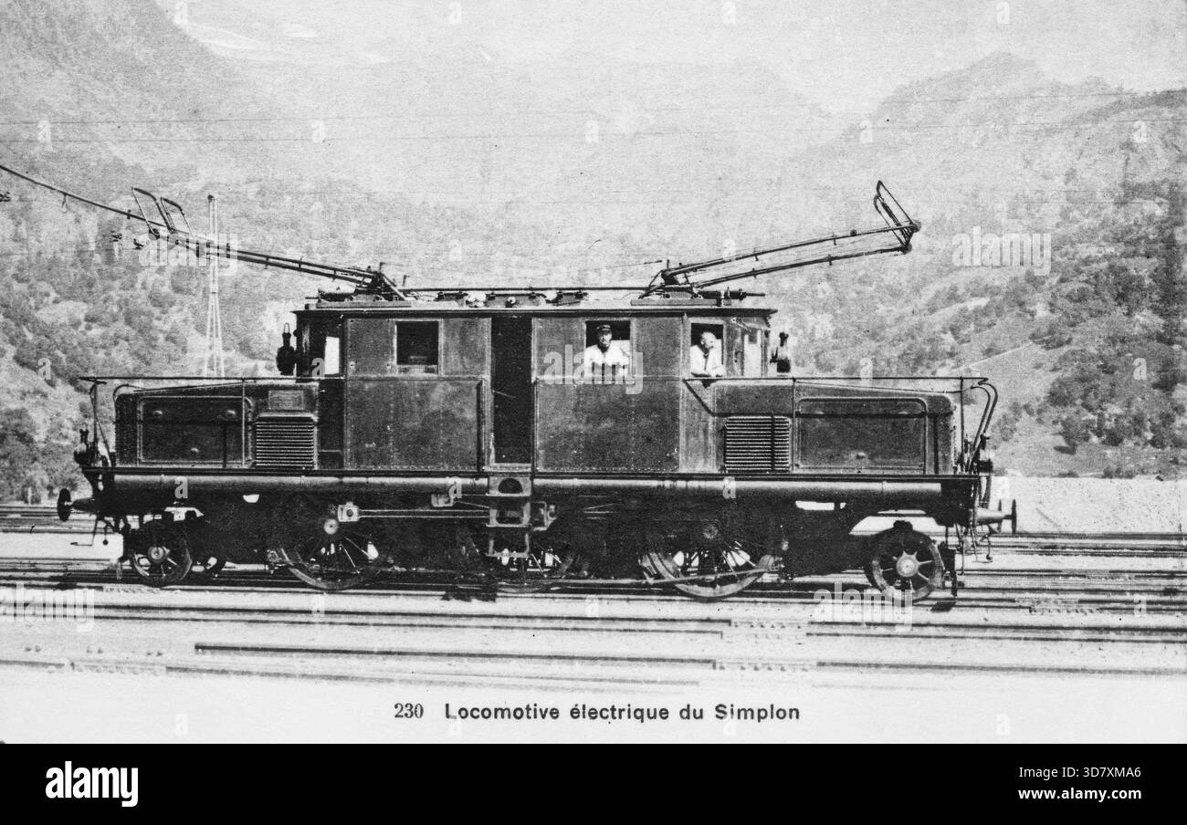 Simplon historical Black and White Stock Photos & Images - Alamy