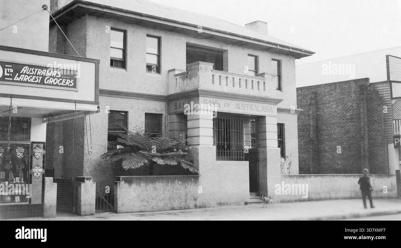 Jack Bain worked for the Bank of Australasia and worked in many ...