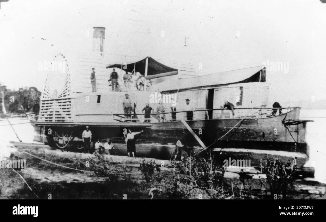 Steamer ship 1880s hi-res stock photography and images - Alamy