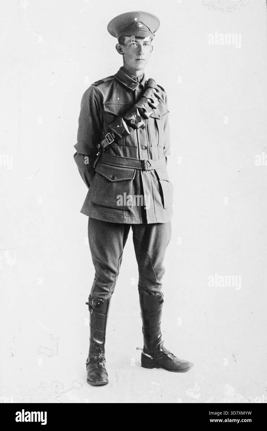 Charles Sydney 'Syd' Cleland, friend of Barney Nugent, c1917 Stock ...