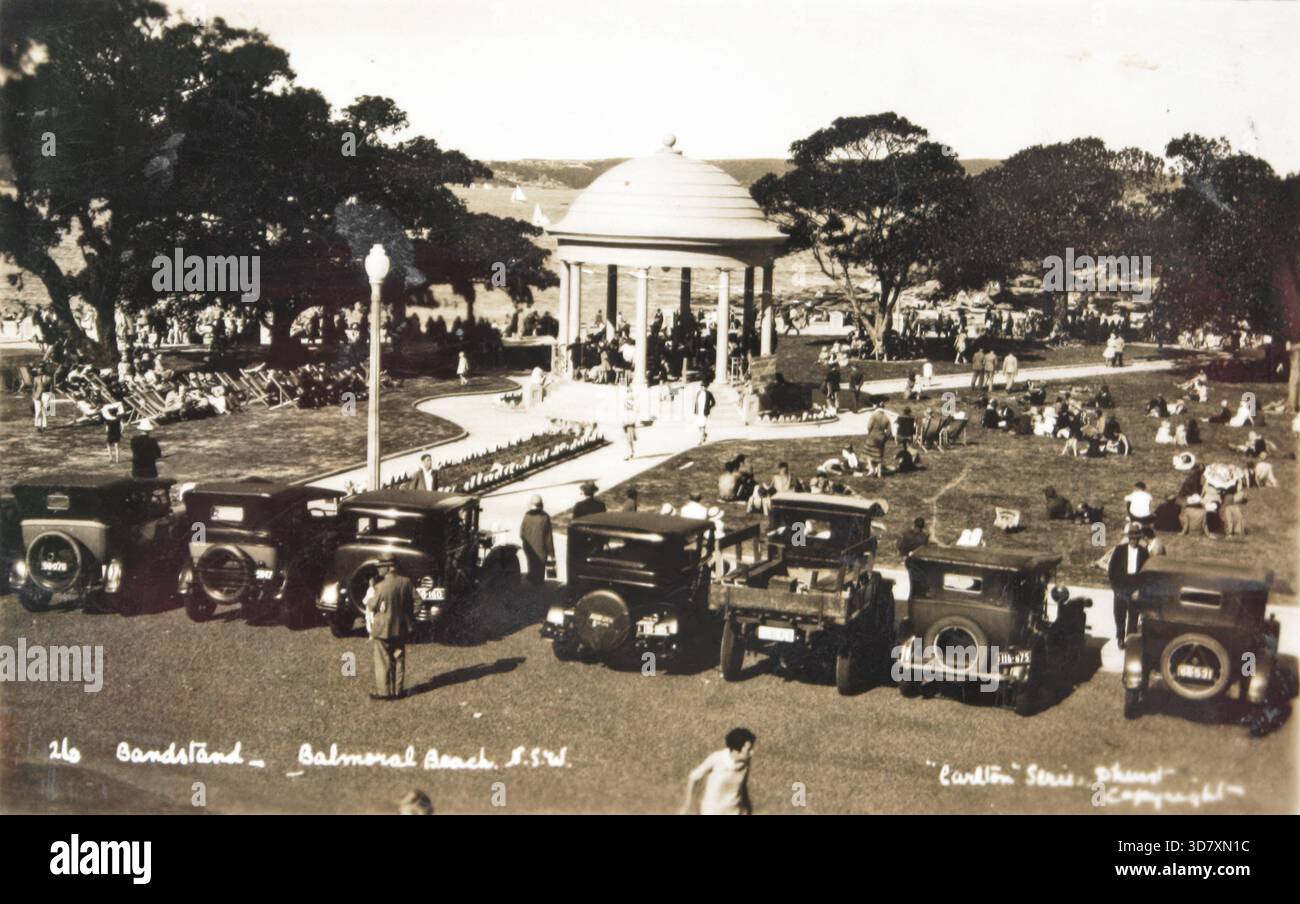 Concert at Balmoral, Mosman, c1930 Stock Photo - Alamy